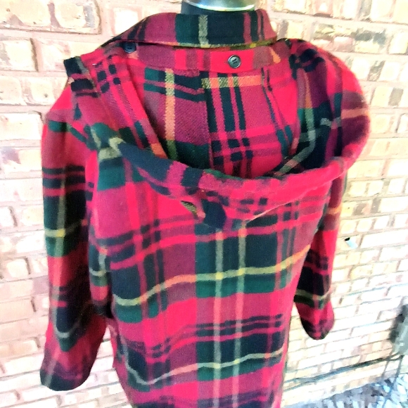 Vintage | Jackets & Coats | Mens Ml Vintage Plaid Wool Coat Toggle ...